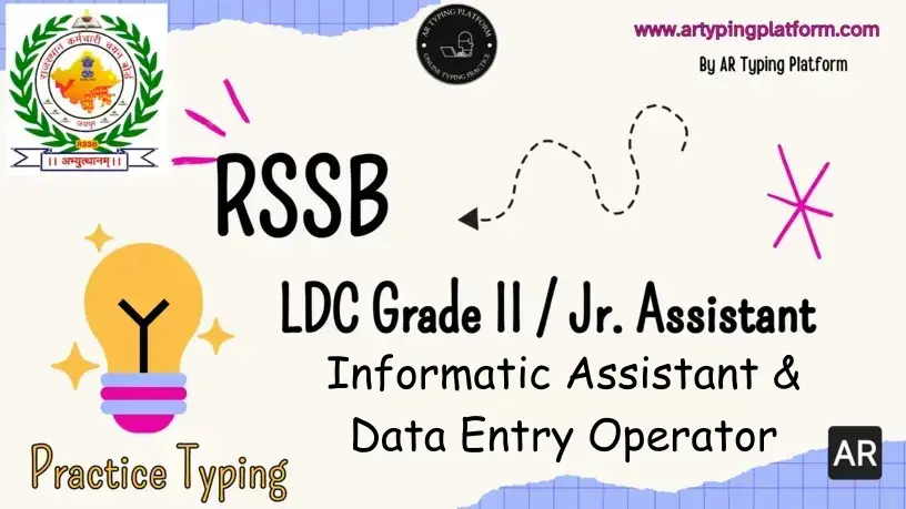 Rajasthan RSSB LDC Grade II/Junior Assistant, IA & DEO Recruitment 2025 ...