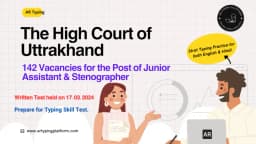 The High Court of Uttrakhand Junior Assistant/Stenographer Recruitment ...